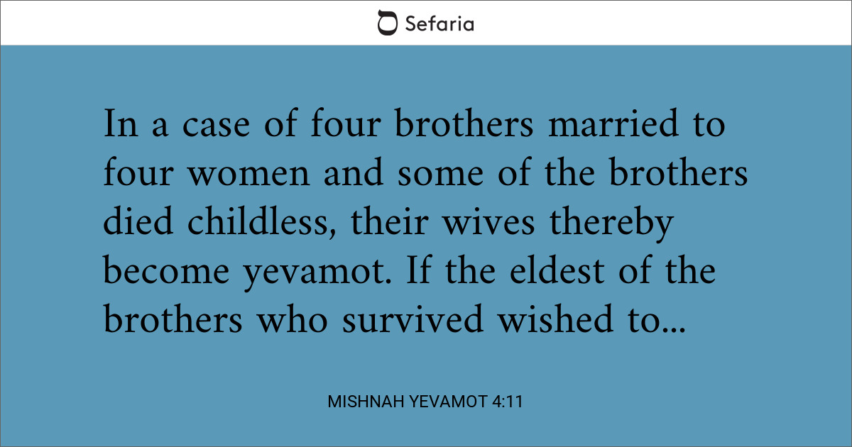 Mishnah Yevamot 4:11
