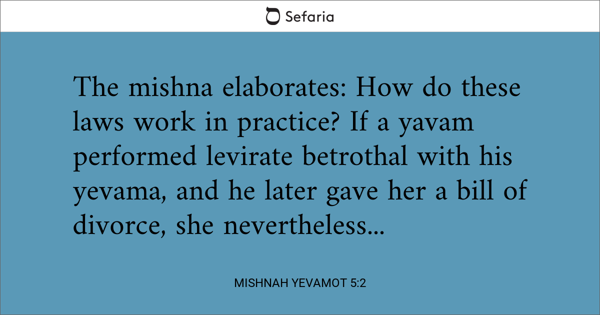 Mishnah Yevamot 5:2