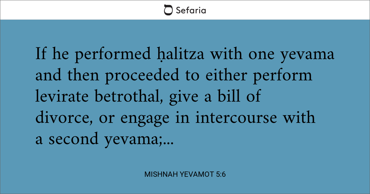 Mishnah Yevamot 5:6