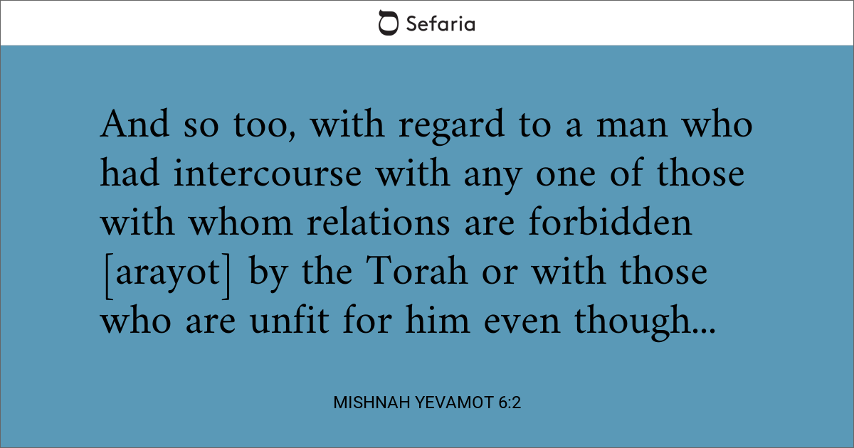 Mishnah Yevamot 6:2