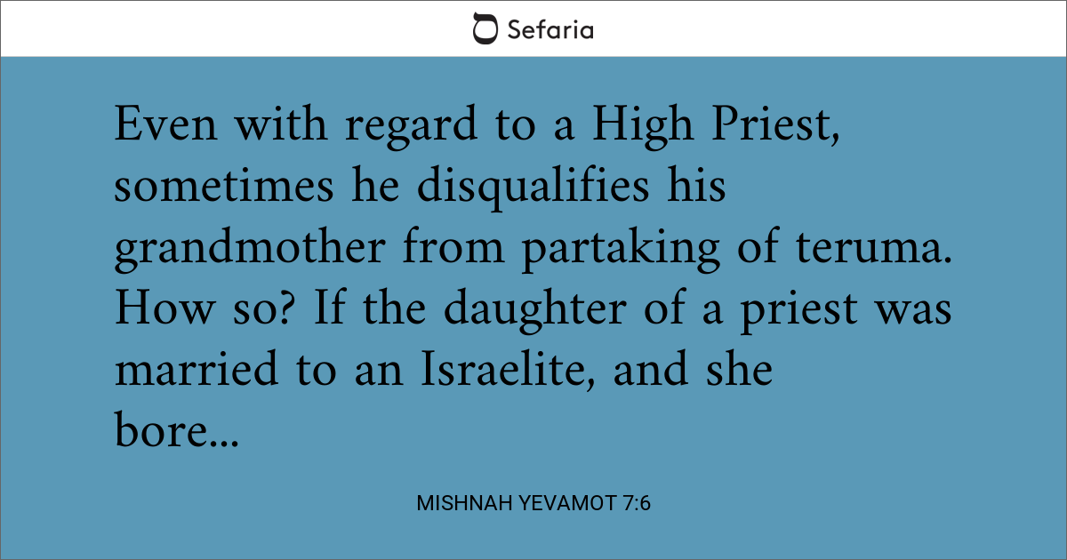 Mishnah Yevamot 7:6