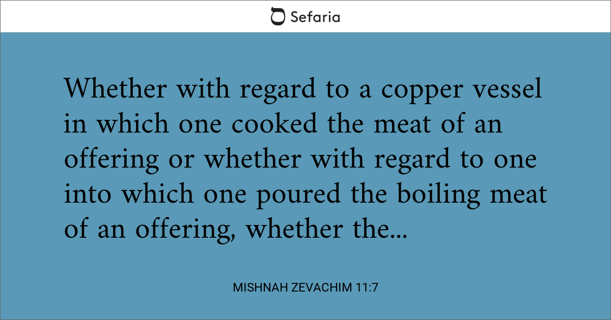 Mishnah Zevachim 11:7