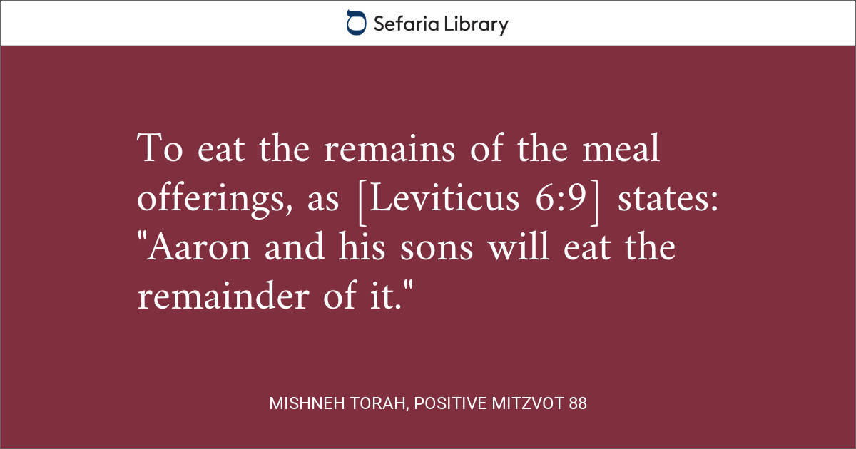 Mishneh Torah, Positive Mitzvot 88