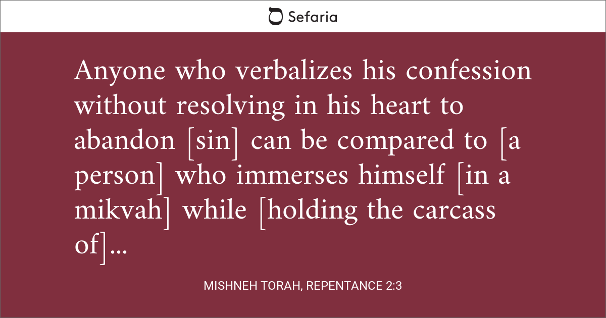 Mishneh Torah, Repentance 2:3