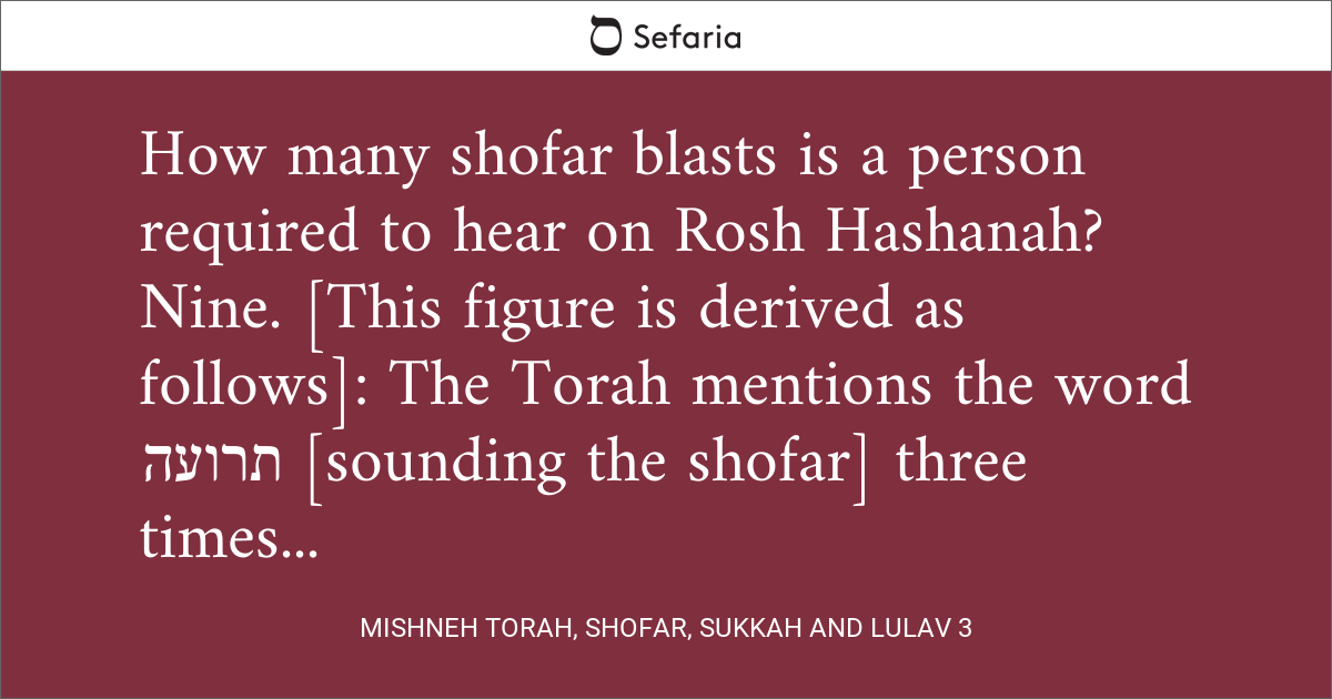 shofar blasts