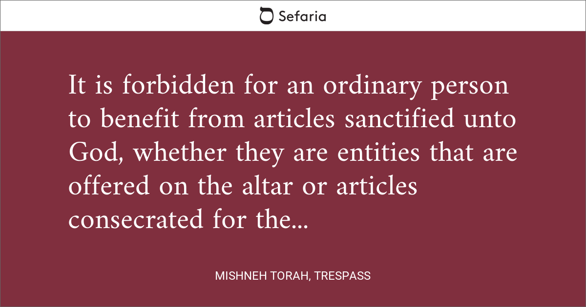 Mishneh Torah, Trespass