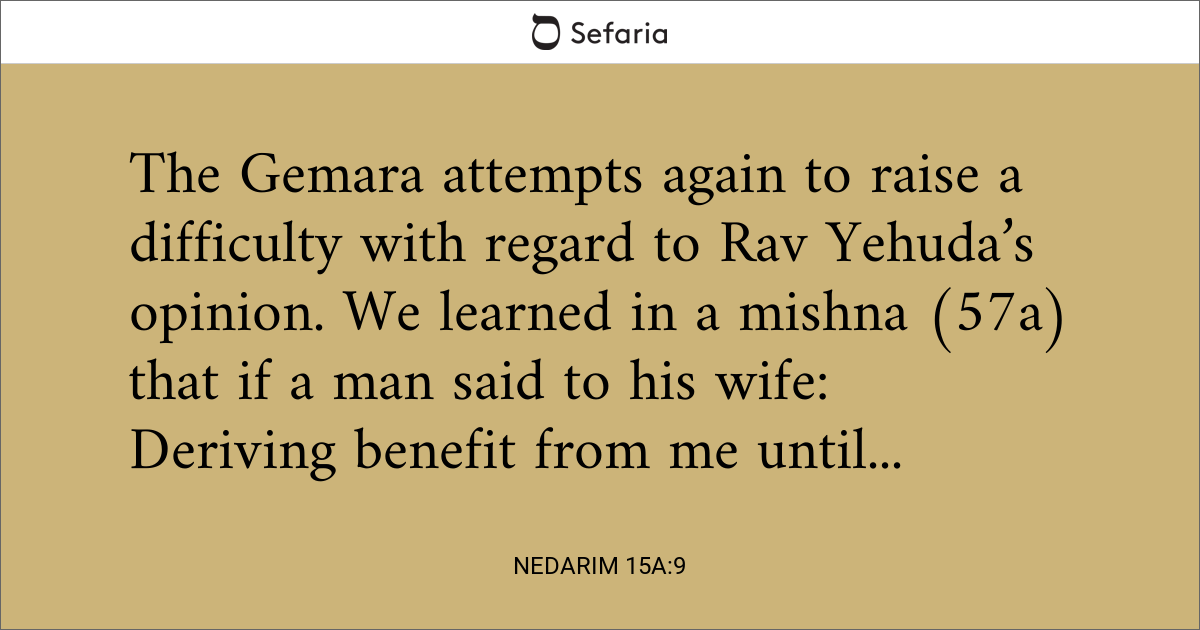 Nedarim 15a:9