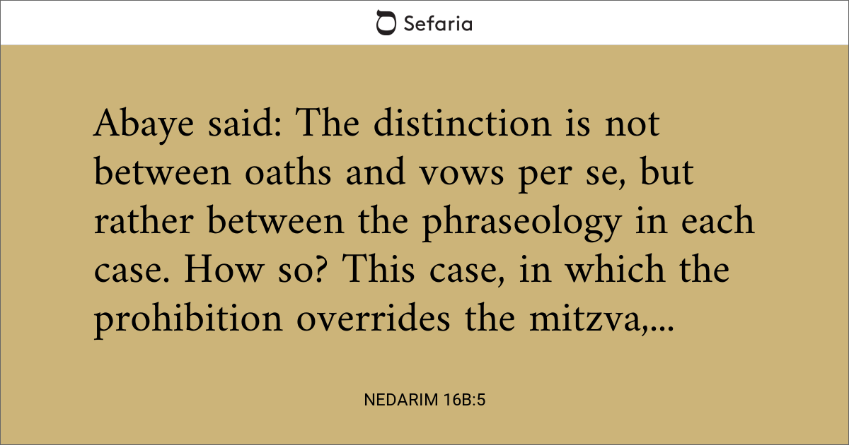 Nedarim 16b:5