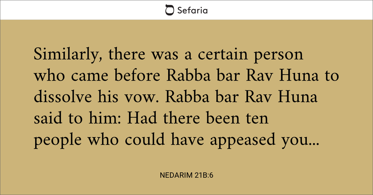 Nedarim 21b:6