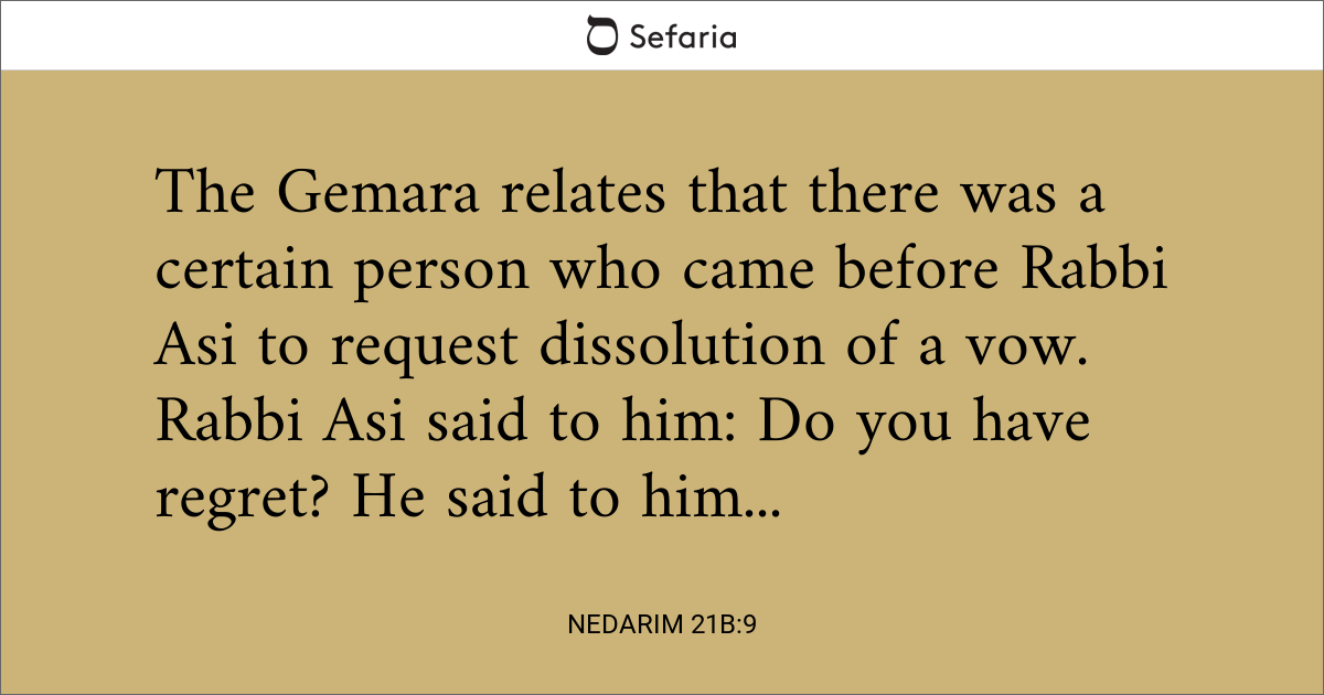 Nedarim 21b:9