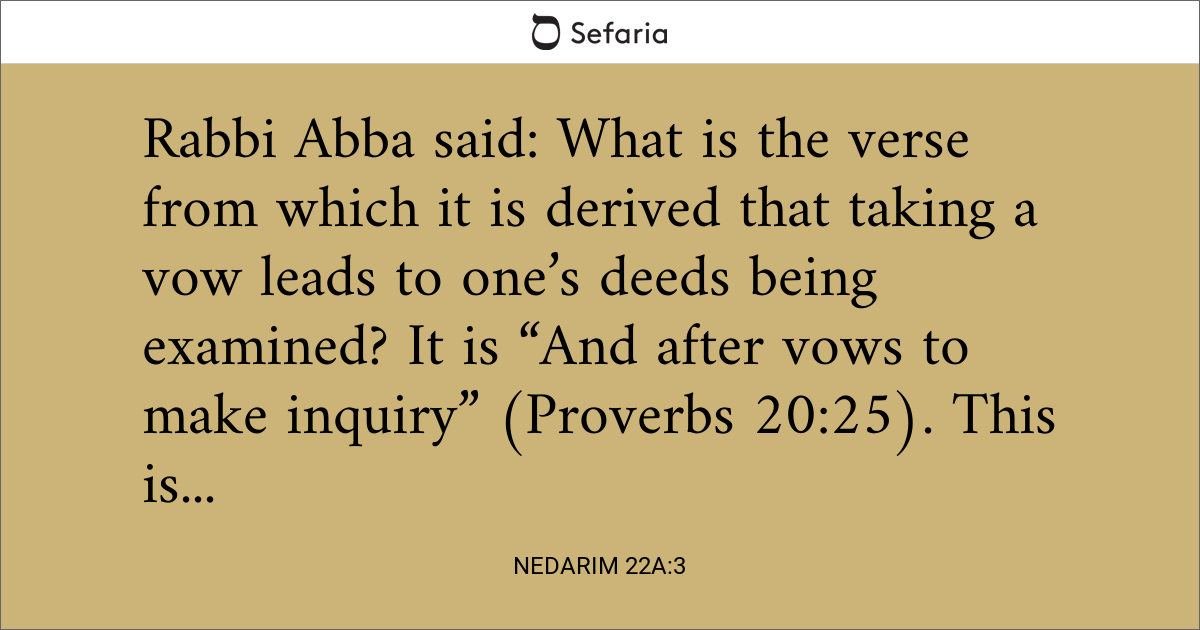 Nedarim 22a:3