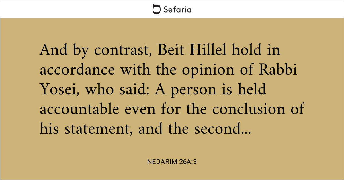 Nedarim 26a:3