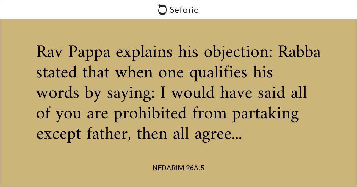 Nedarim 26a:5