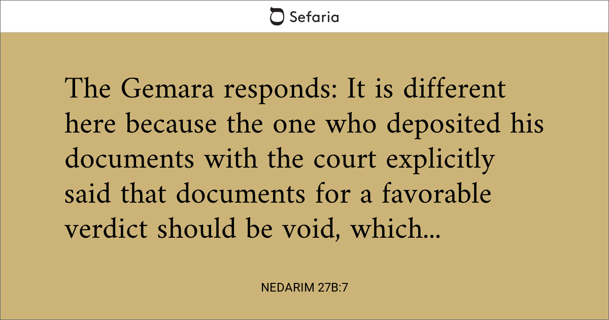 Nedarim 27b:7