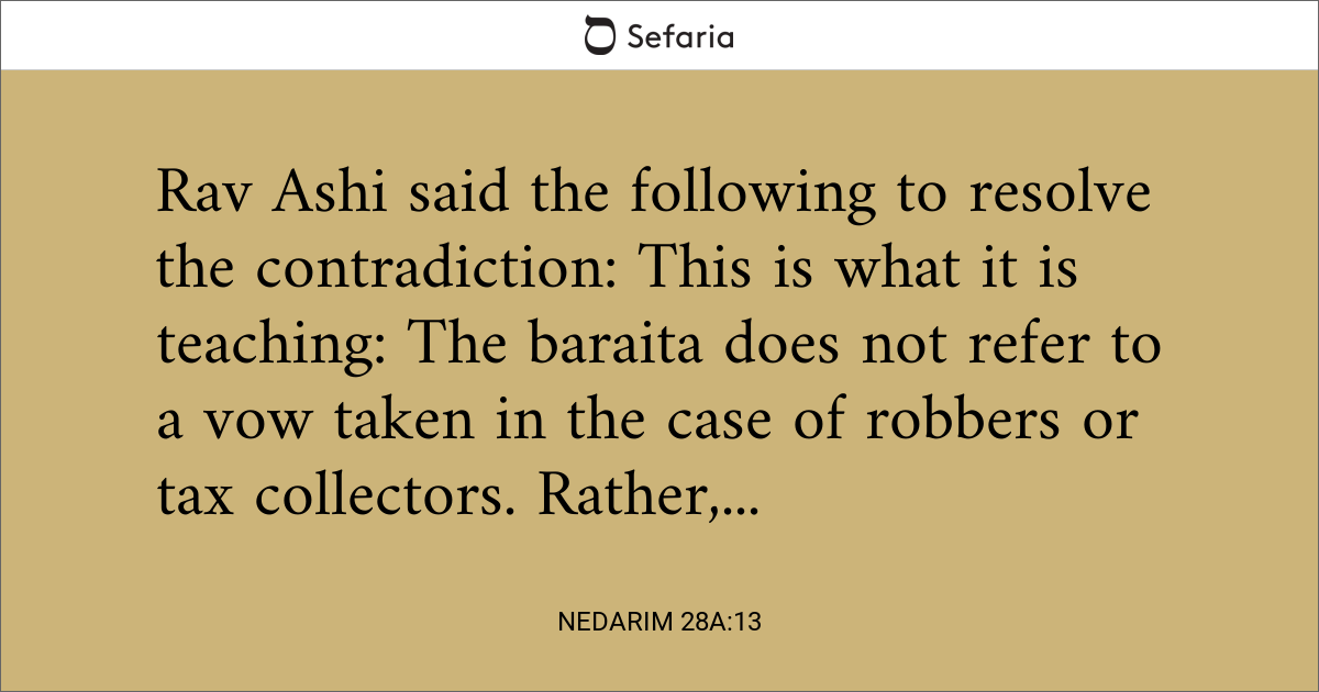 Nedarim 28a:13