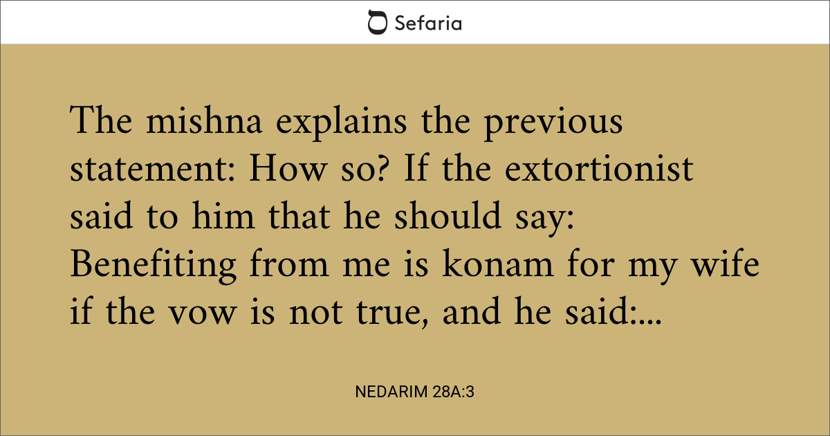 Nedarim 28a:3