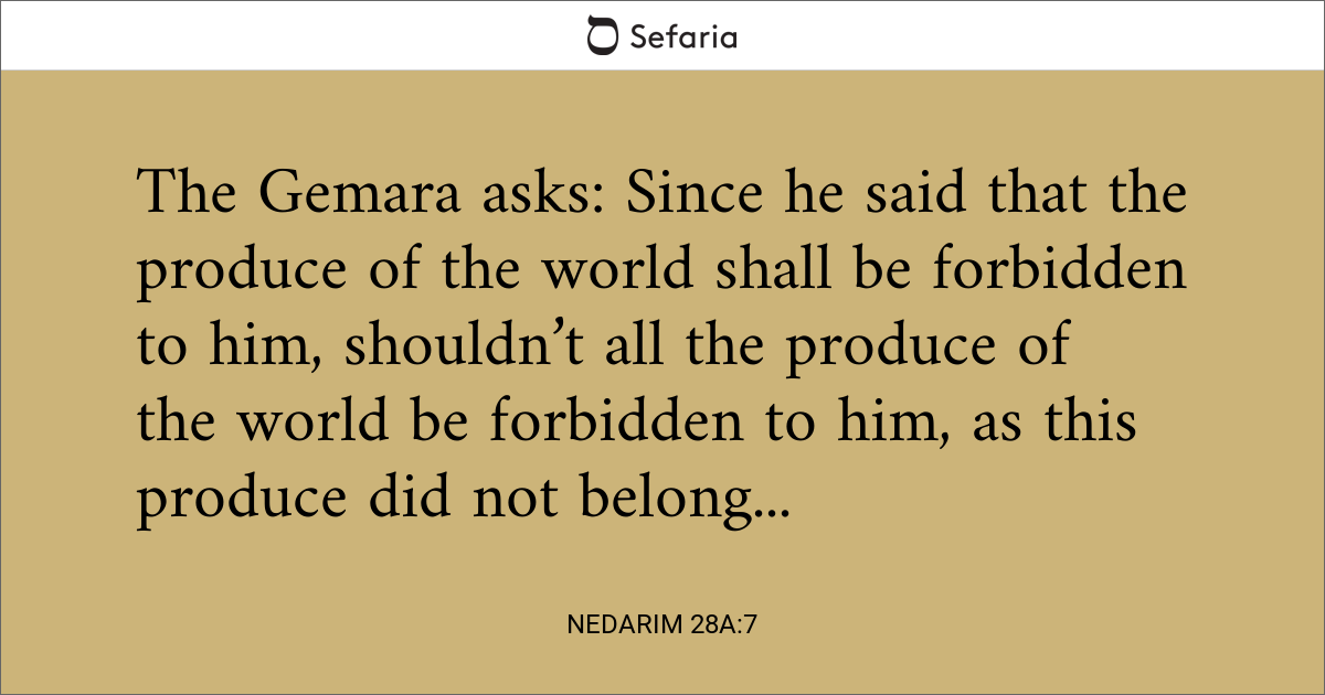 Nedarim 28a:7