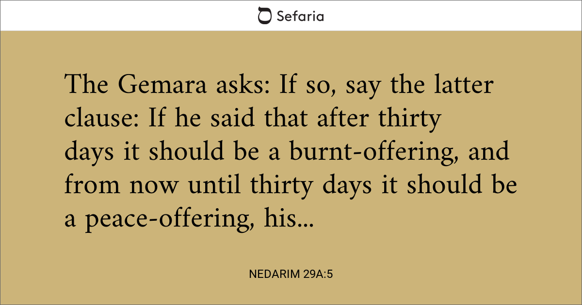 Nedarim 29a:5