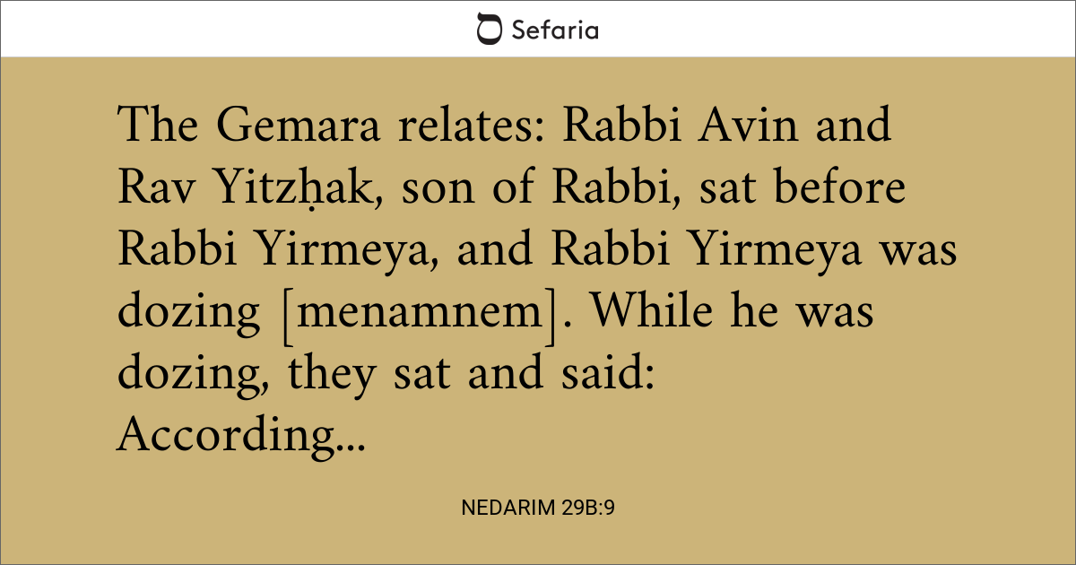 Nedarim 29b:9