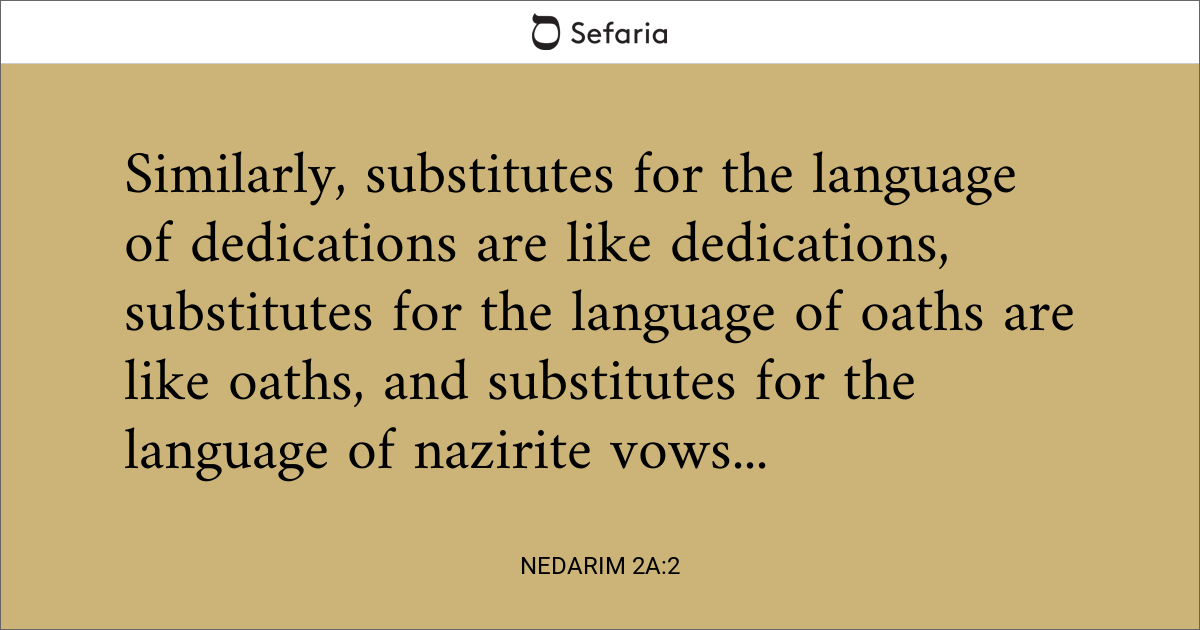 Nedarim 2a:2