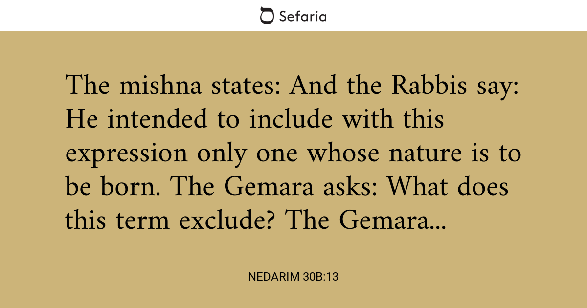 Nedarim 30b:13