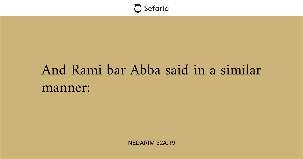 Nedarim 32a:19