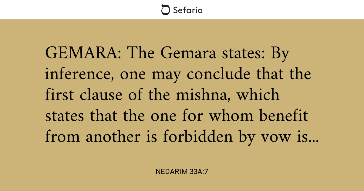 Nedarim 33a:7