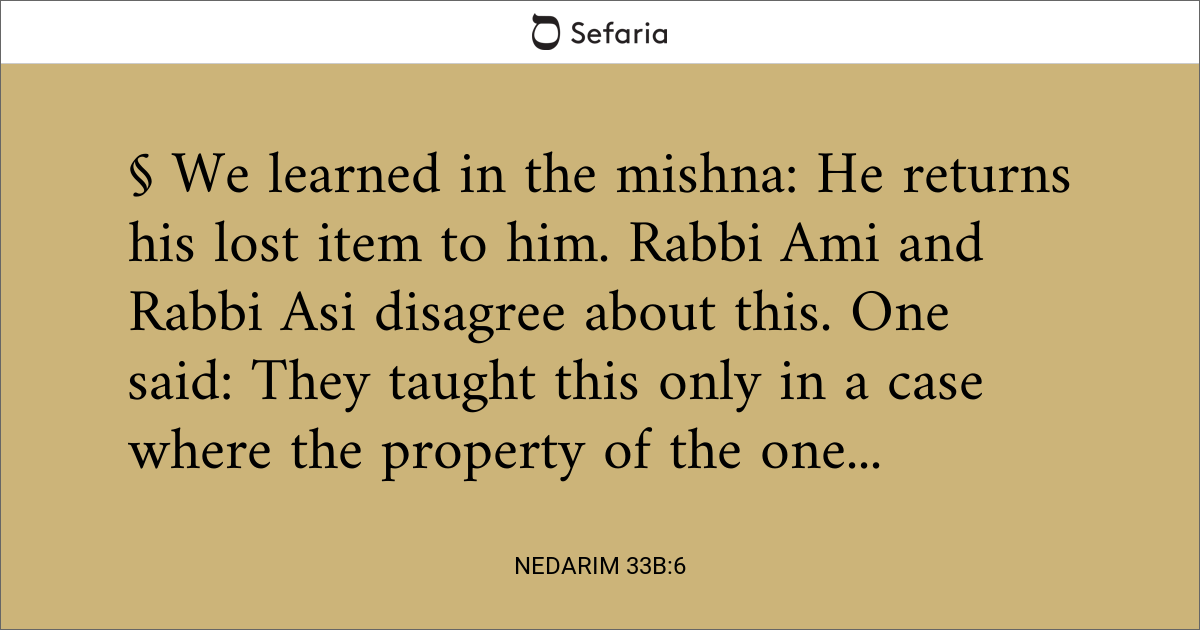 Nedarim 33b:6