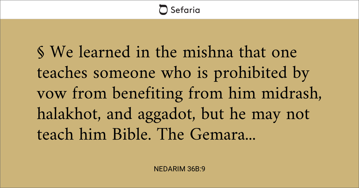 Nedarim 36b:9