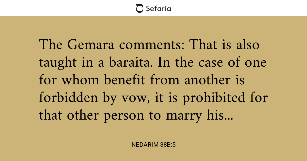 Nedarim 38b:5