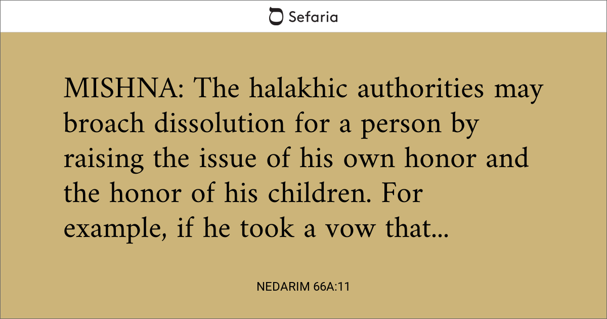 Nedarim 66a:11