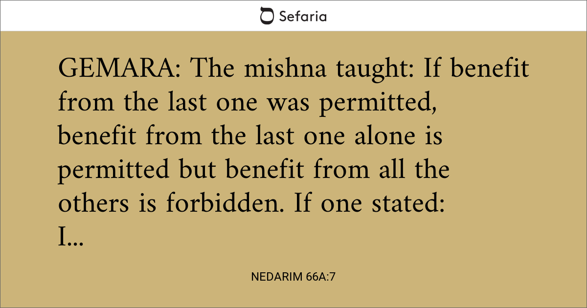 Nedarim 66a:7