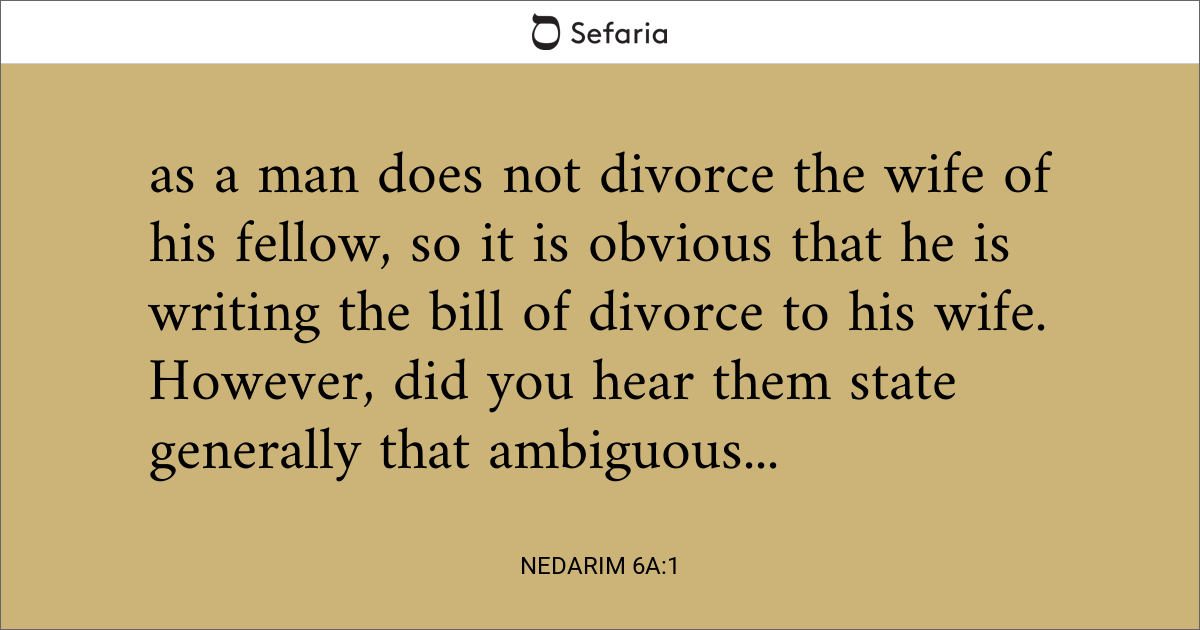 Nedarim 6a:1