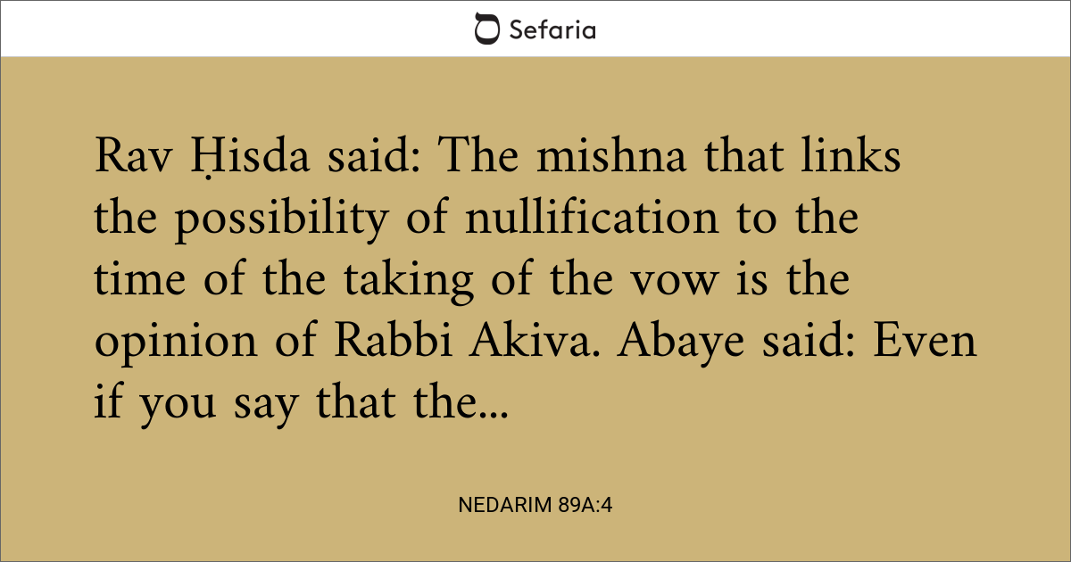 Nedarim 89a:4