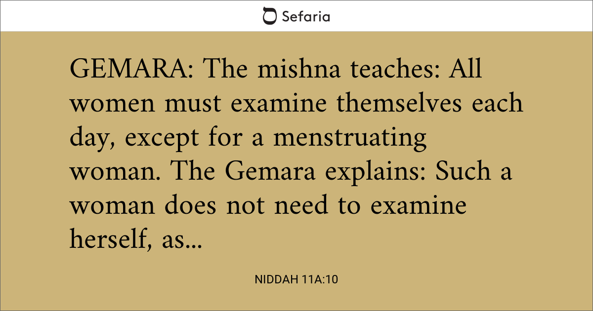 Niddah 11a:10