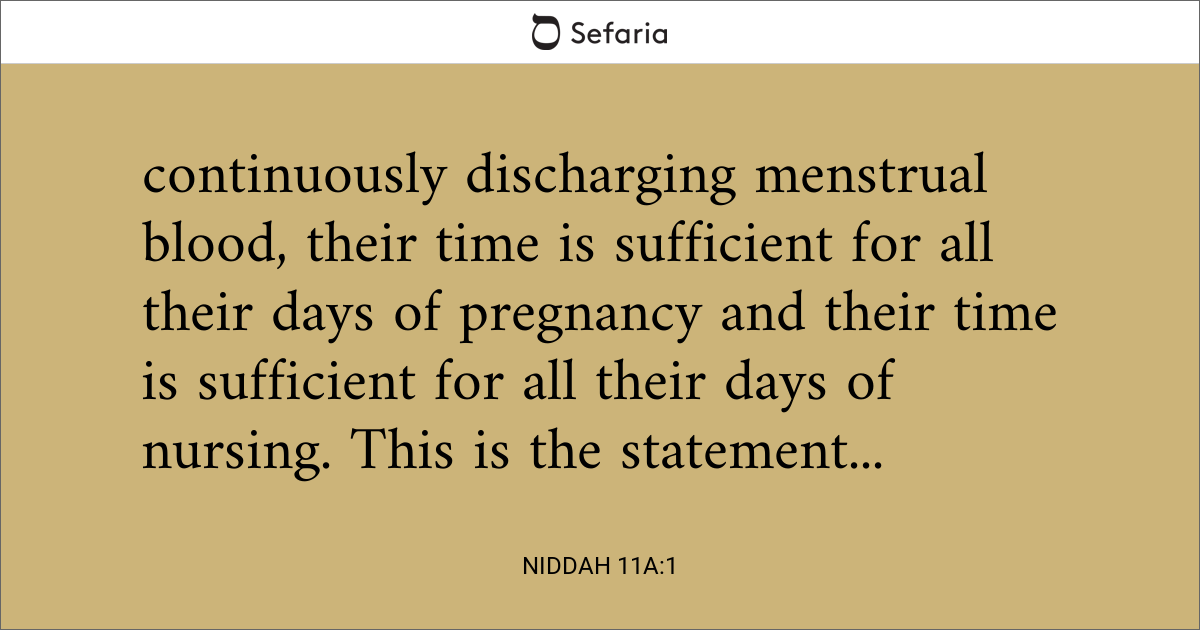 Niddah 11a:1