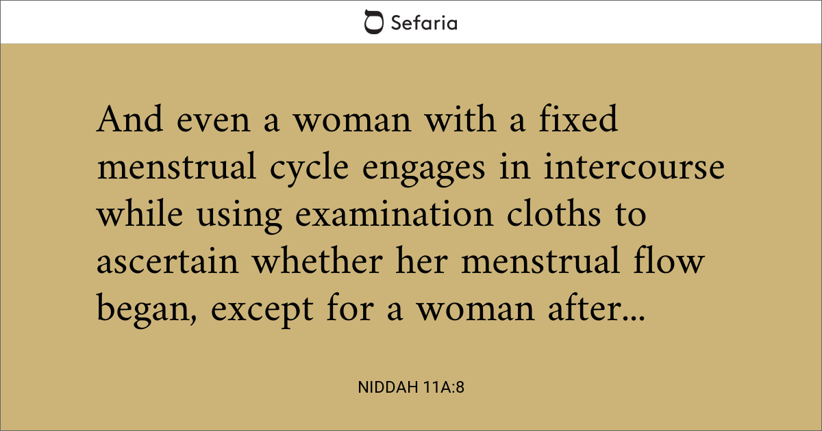 Niddah 11a:8