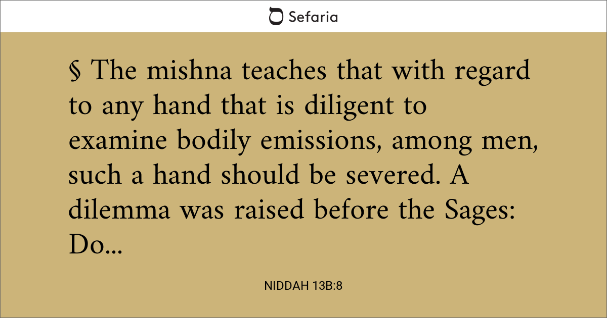 Niddah 13b:8
