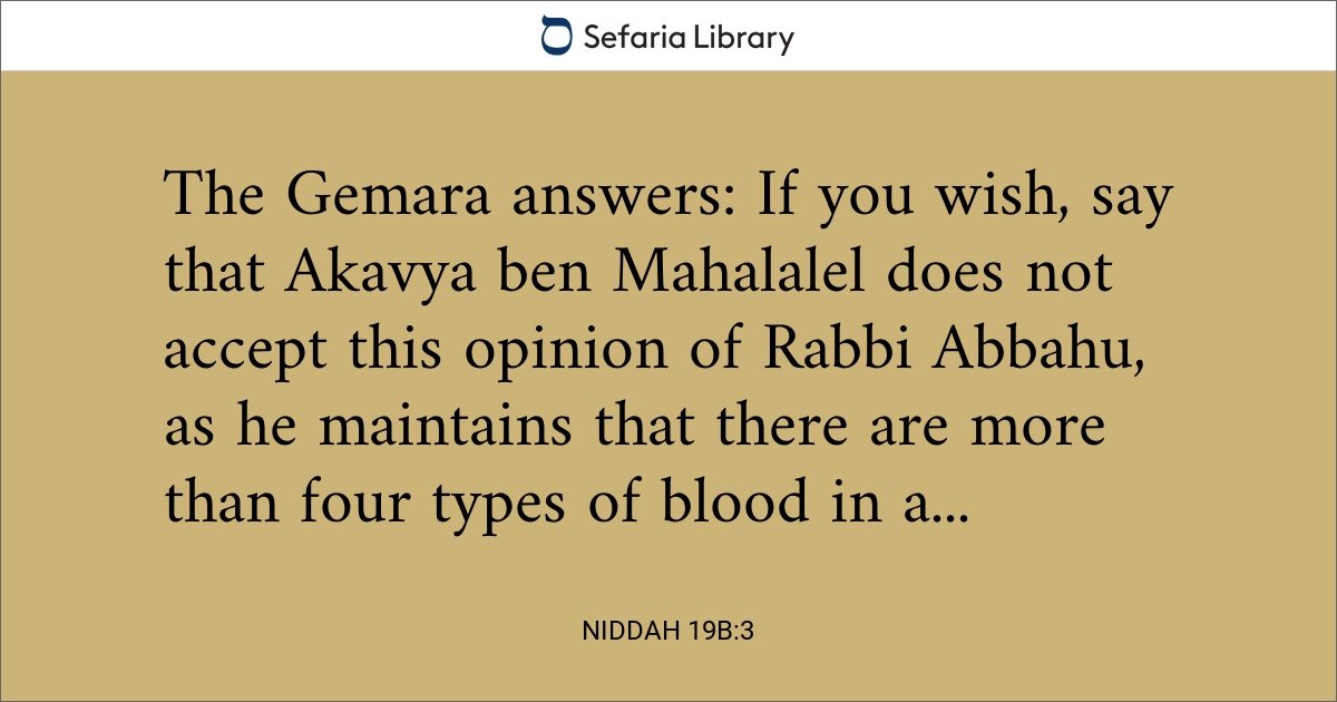 Niddah 19b:3 | Sefaria Library