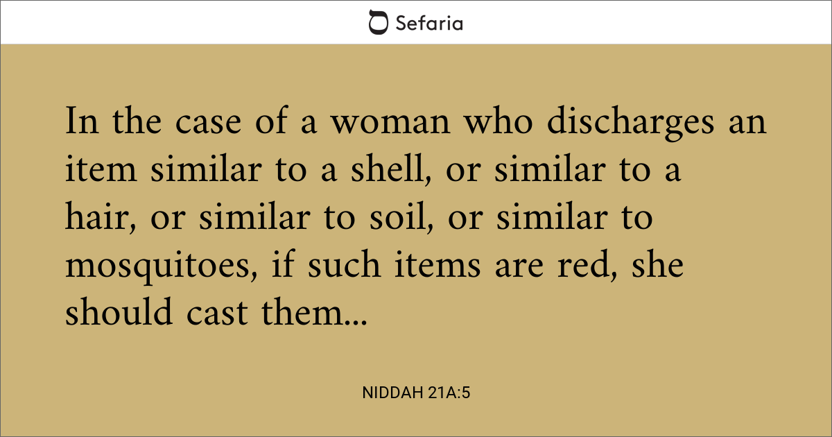 Niddah 21a:5