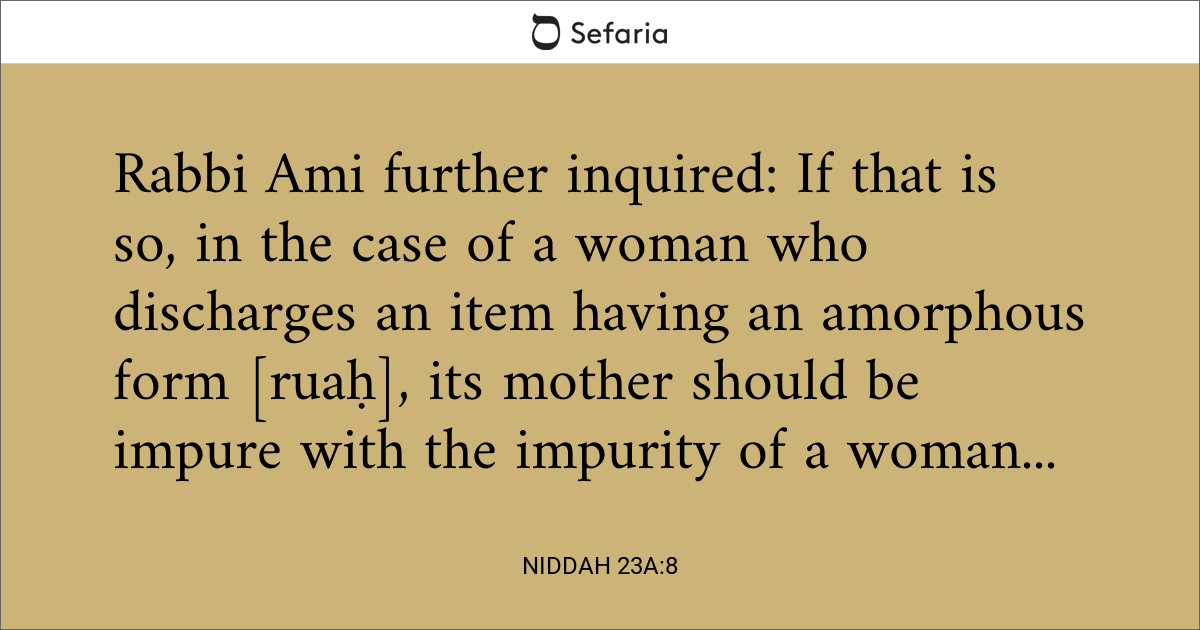 Niddah 23a:8