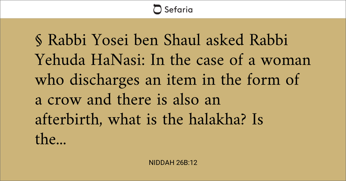 Niddah 26b:12