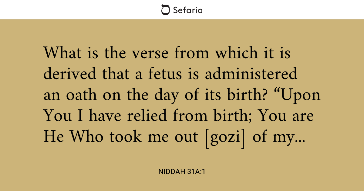 Niddah 31a:1