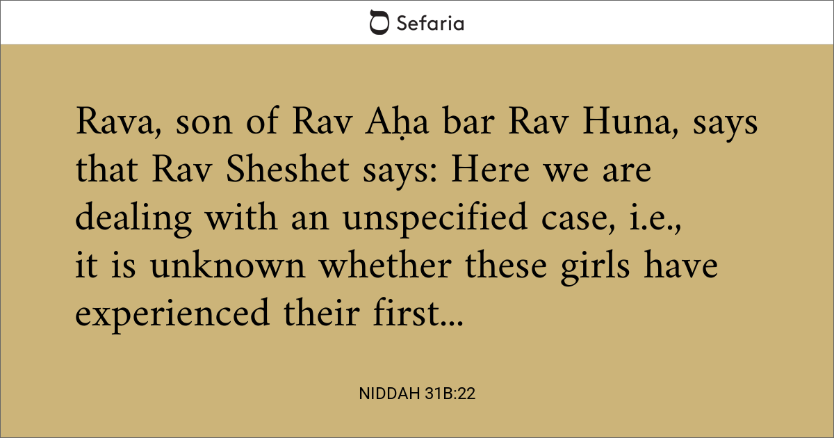 Niddah 31b:22