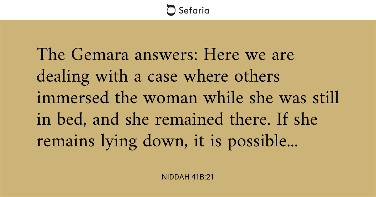 Niddah 41b:21