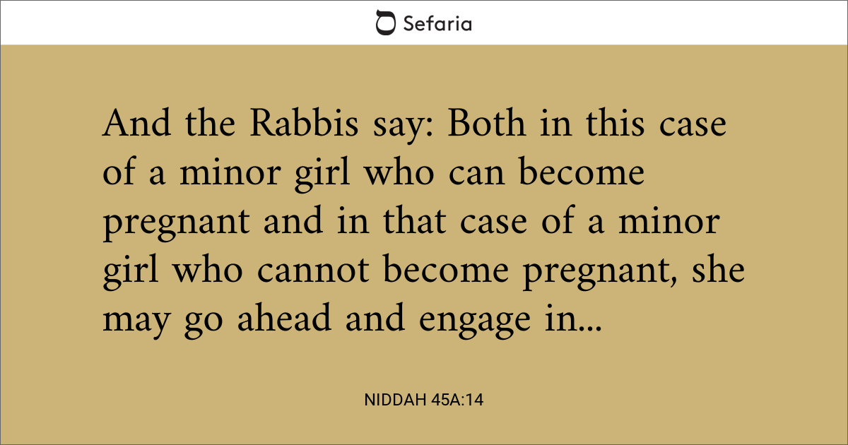 Niddah 45a:14