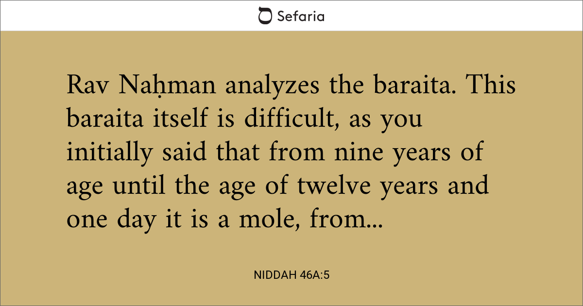 Niddah 46a:5