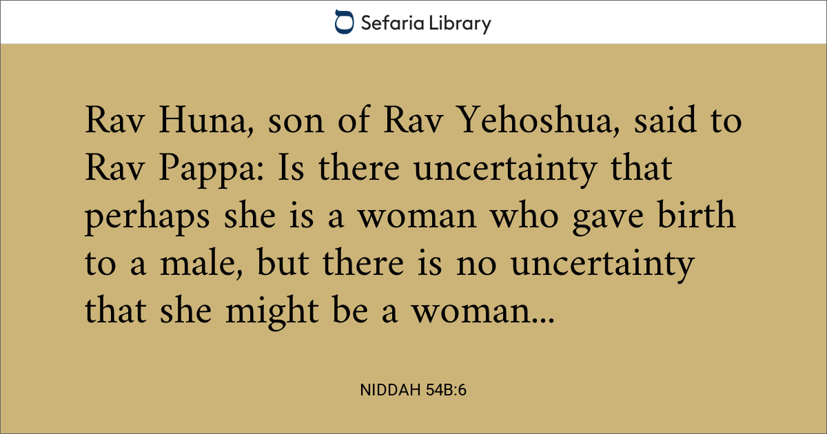 Niddah 54b:6 | Sefaria Library