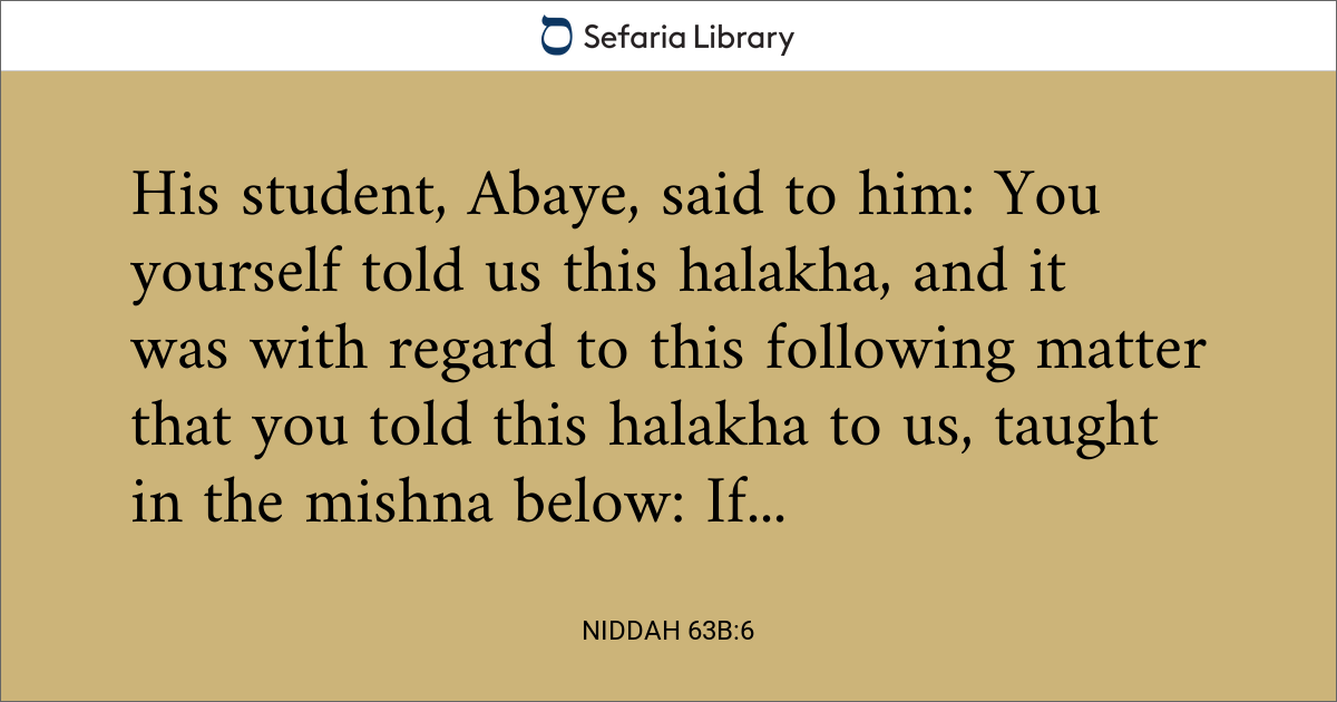 Niddah 63b:6 | Sefaria Library