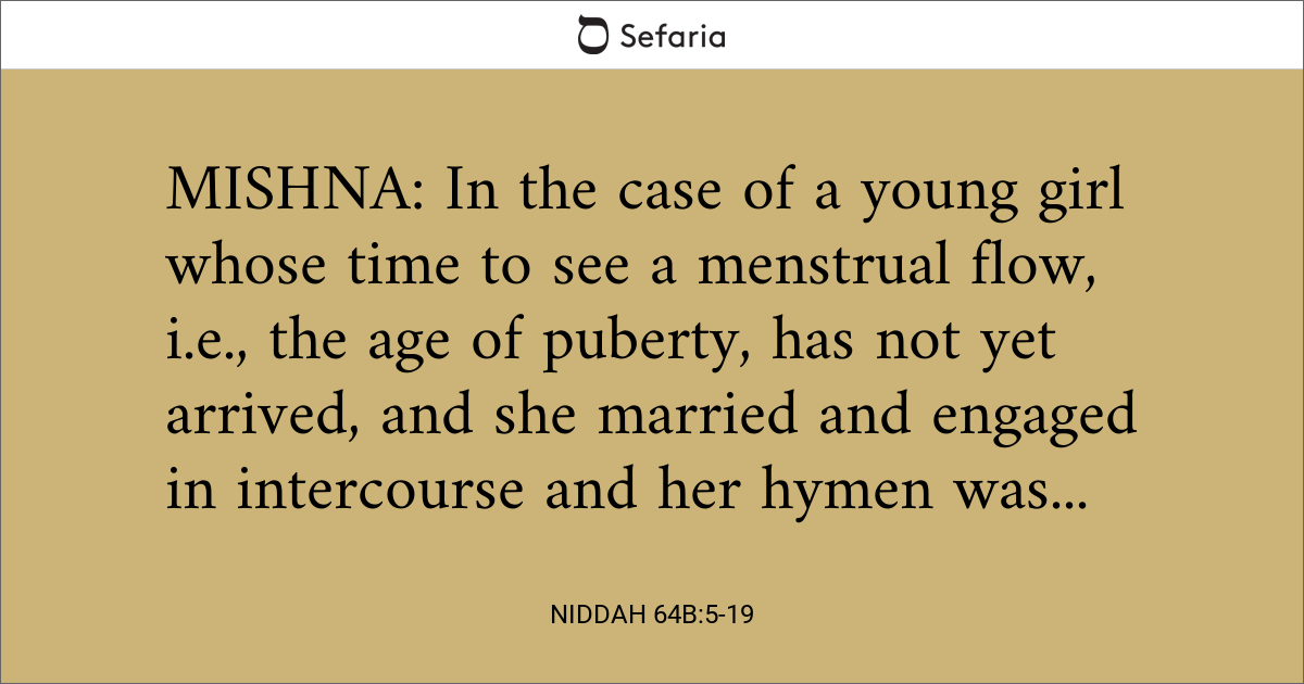 Niddah 64b:5-19